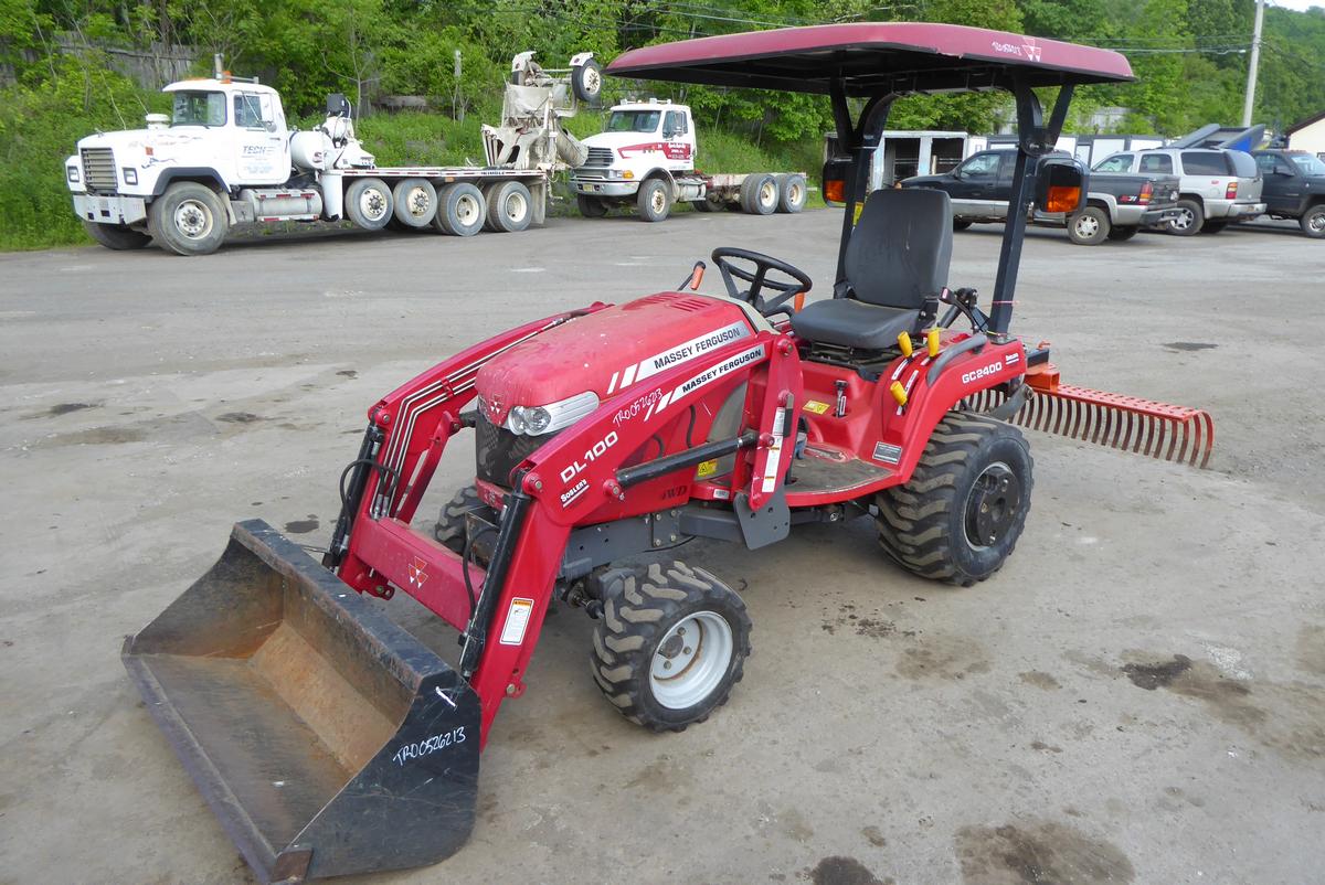 2012 Massey Ferguson GC2400 Agricultural Tractor for sale by Arthur ...