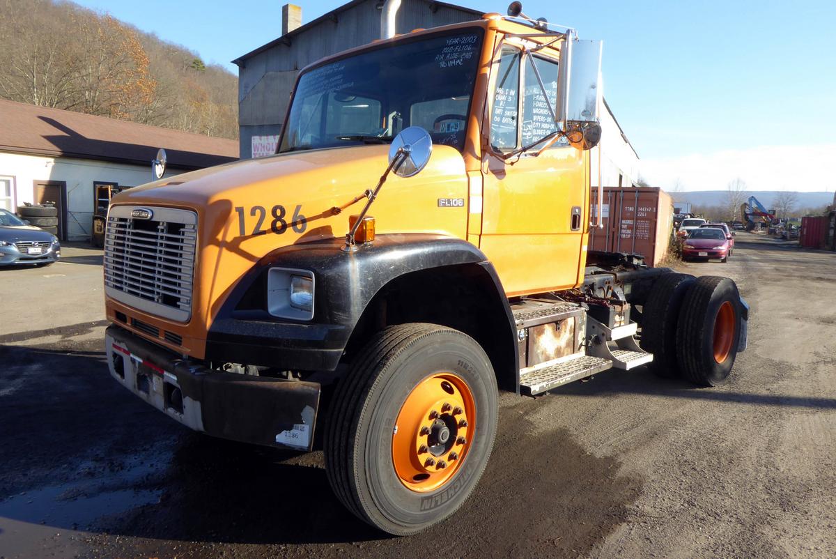 2003 Freightliner FL106 Single Axle Day Cab Tractor for sale by Arthur ...