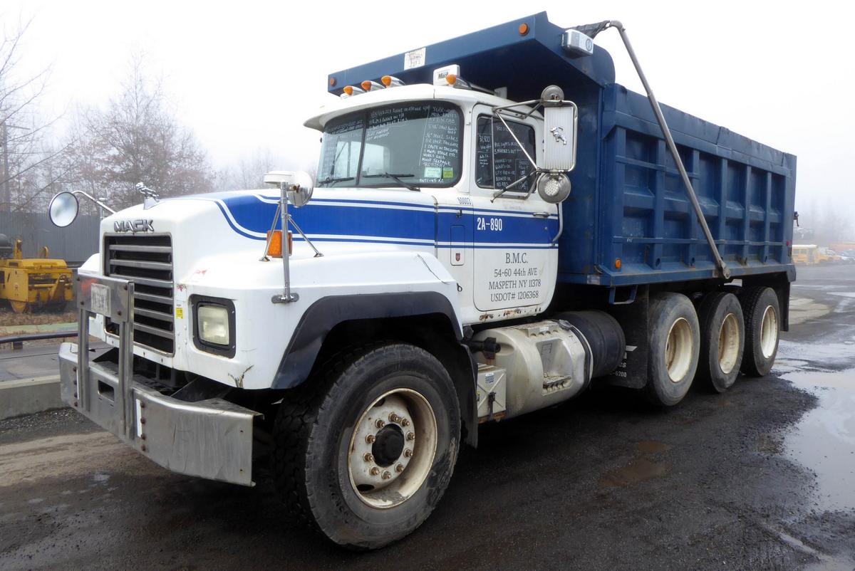2001 Mack RD688S Tri Axle Dump Truck for sale by Arthur Trovei & Sons ...