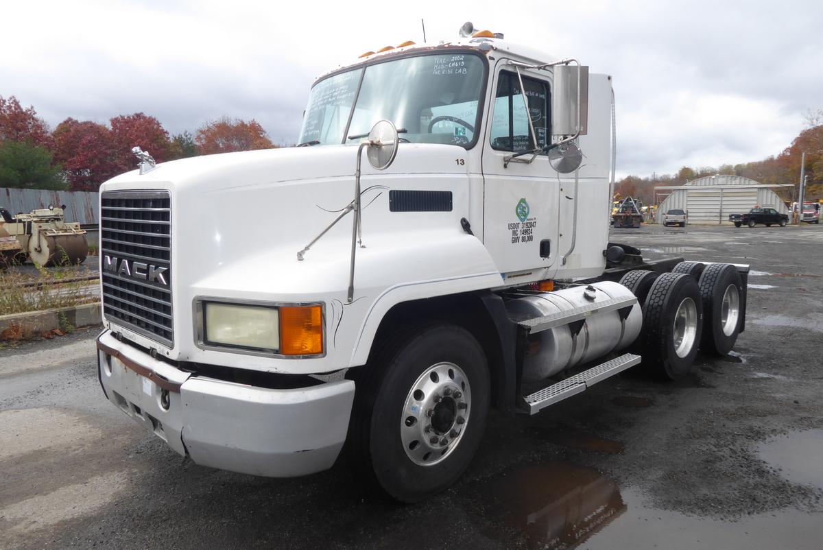 2002 Mack CH613 Tandem Axle Day Cab Tractor for sale by Arthur Trovei ...
