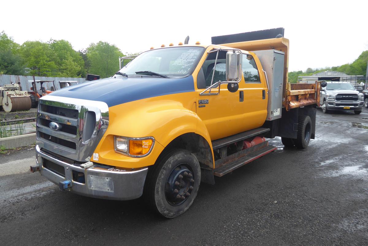 2007 Ford F650 XL Super Duty Single Axle Dump for sale by Arthur Trovei ...